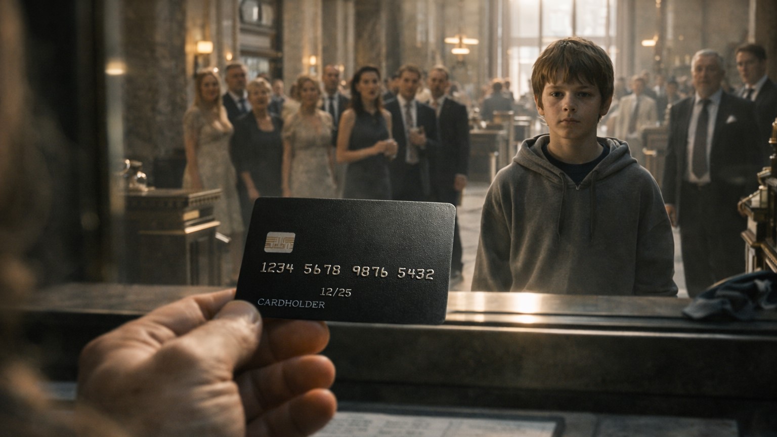 The Teller Mocked This "Broke" Kid—Until He Swiped The Black Card